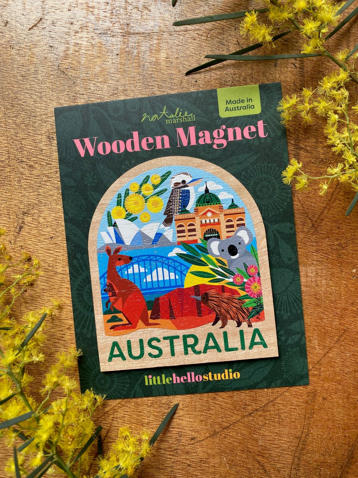 Wooden Magnets – Little Hello Studio